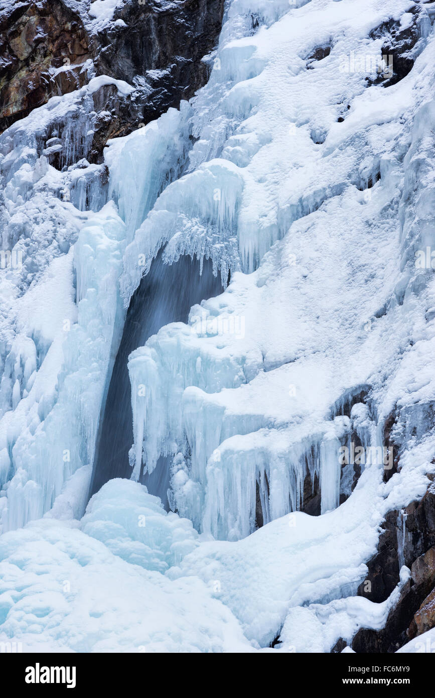 Frozen waterfall, Wallowa Mountains, Oregon Stock Photo - Alamy