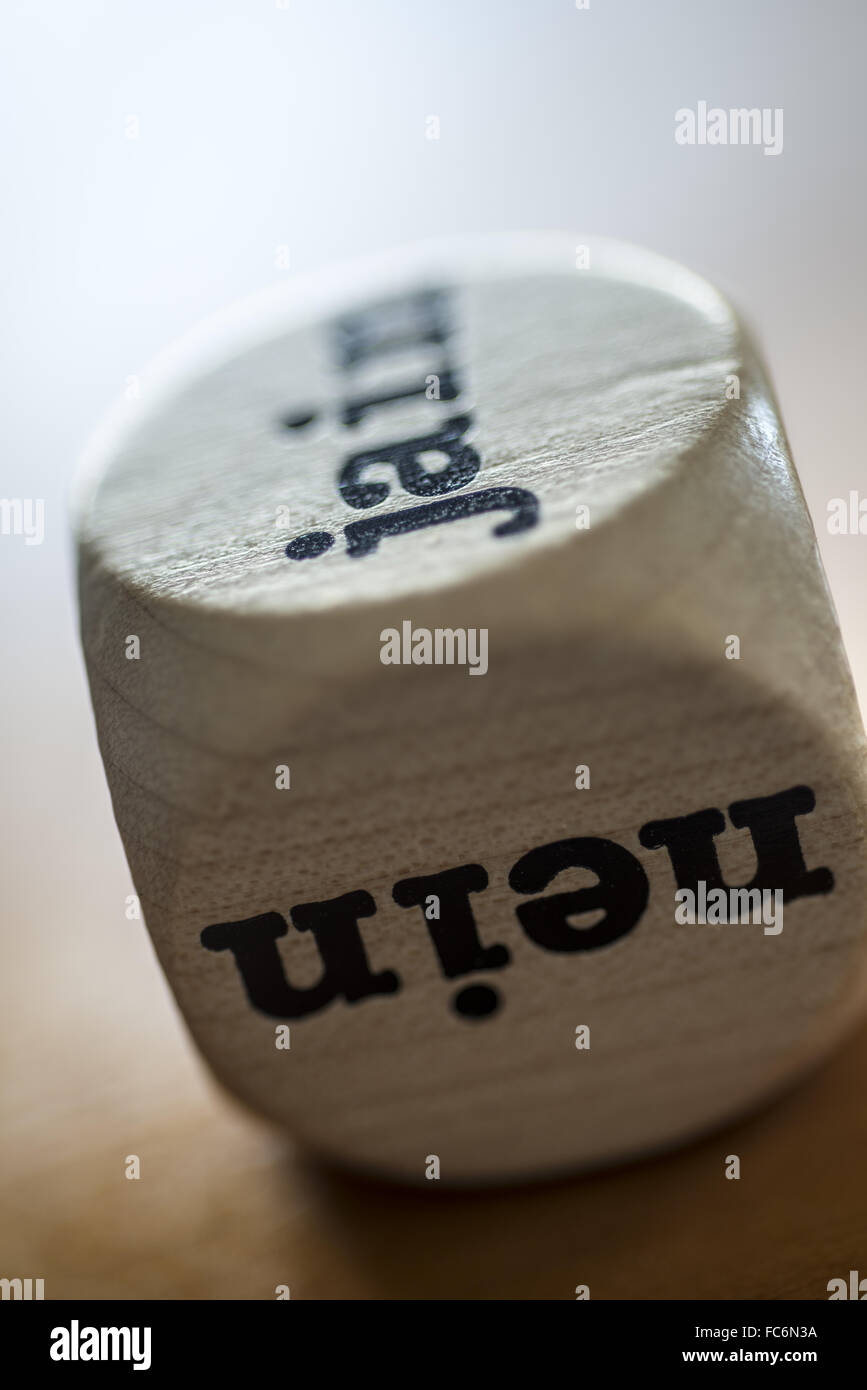 Dice for Decision Making Stock Photo - Alamy