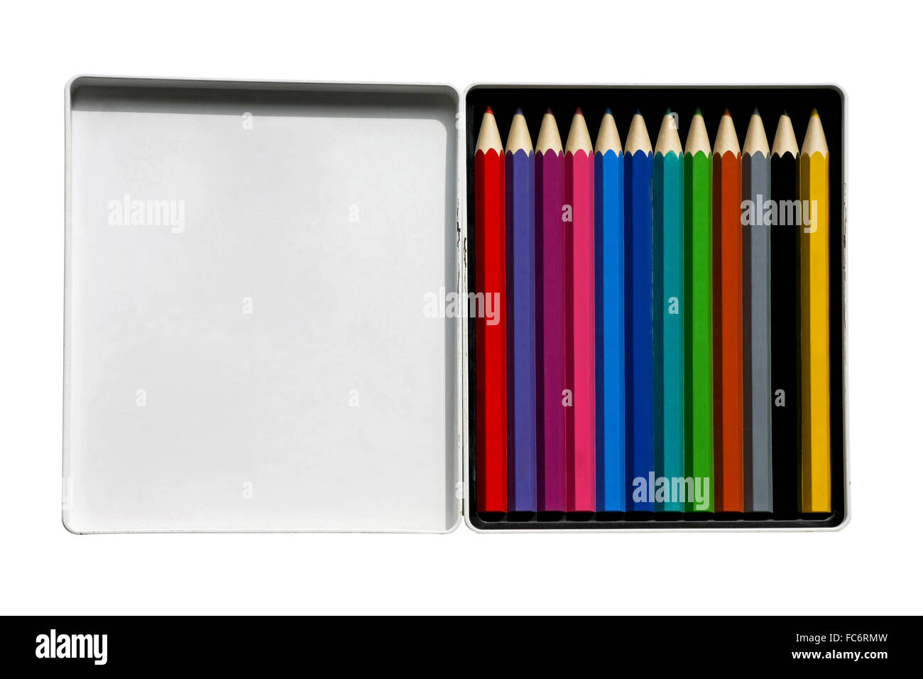 Pens pencils in school Cut Out Stock Images & Pictures - Alamy