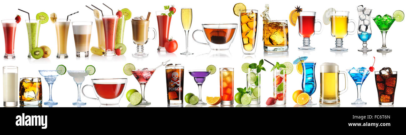 Huge collection of drinks Stock Photo - Alamy