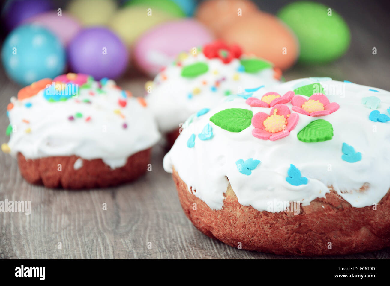 Sweet easter cake Stock Photo - Alamy