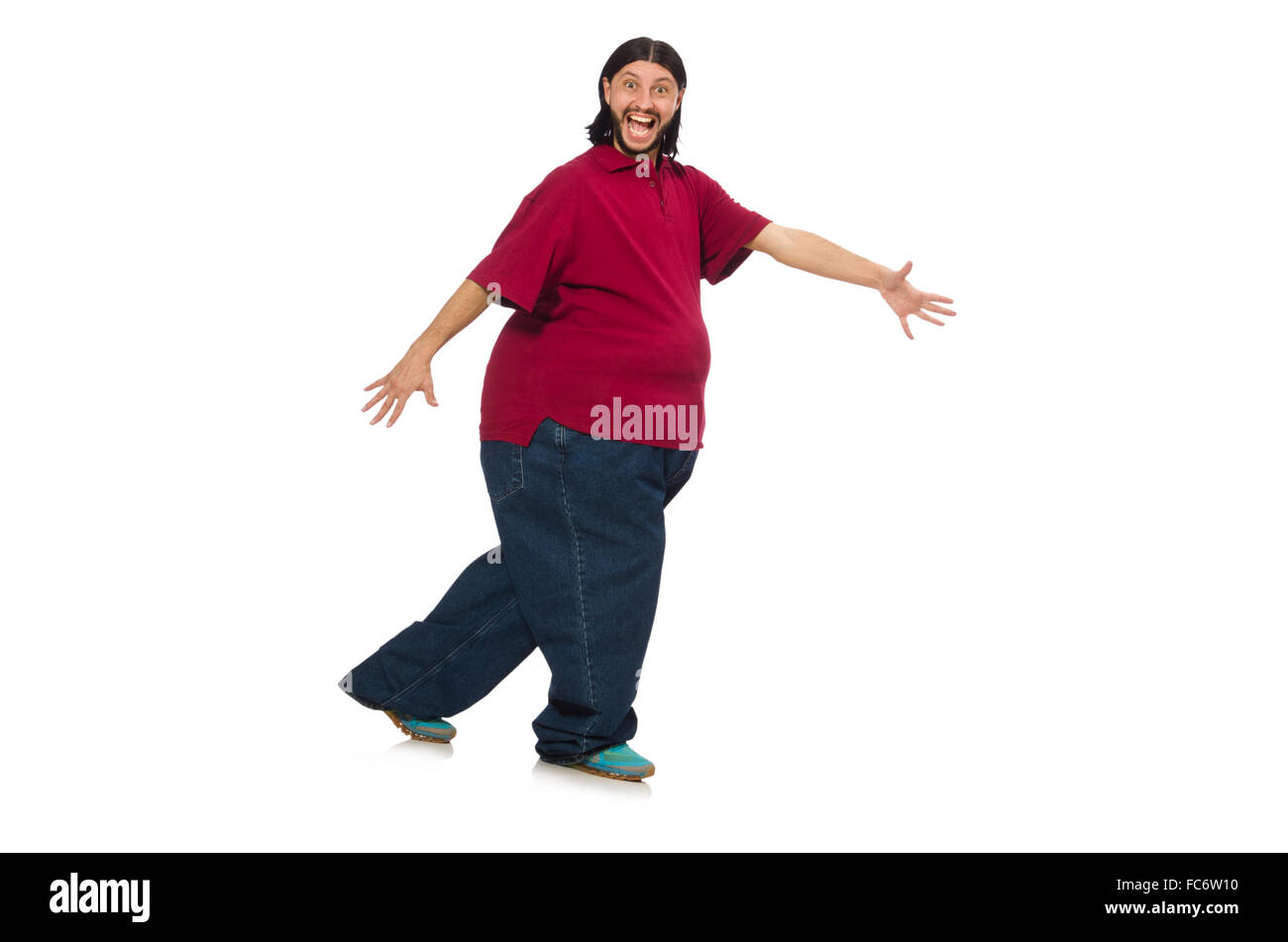 Fat man dancing hi-res stock photography and images - Alamy