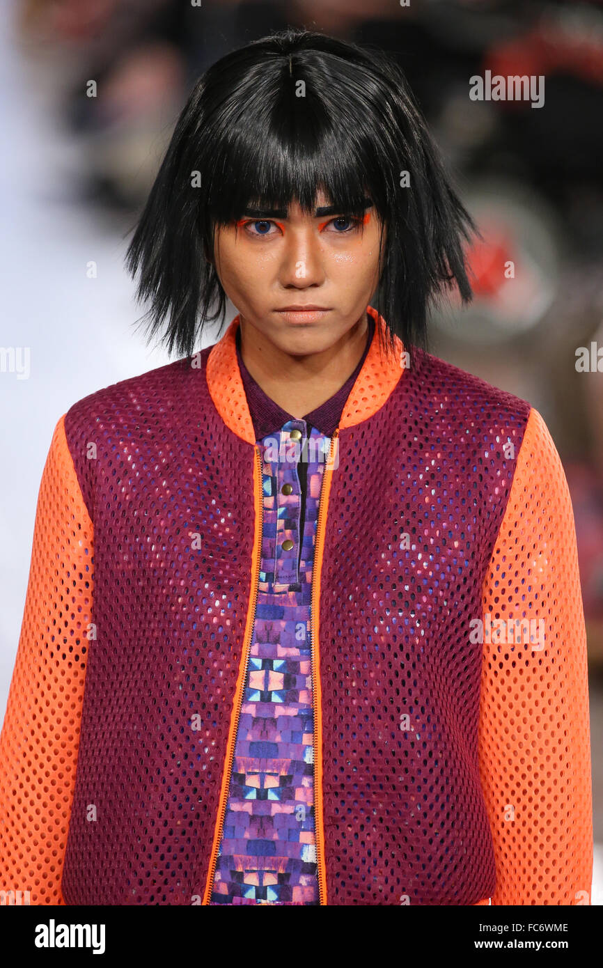 Model walks Alexandra Frida runway at the FTL Moda Spring 2016 during ...