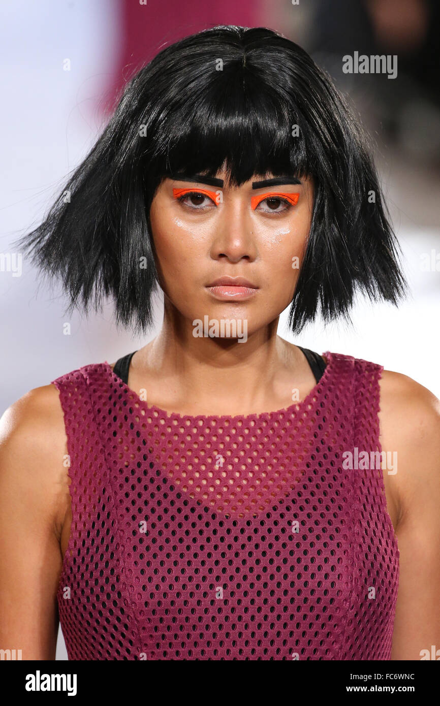 Model walks Alexandra Frida runway at the FTL Moda Spring 2016 during ...