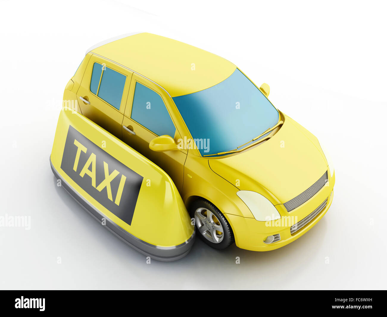 Taxi service concept car roof hi-res stock photography and images - Alamy