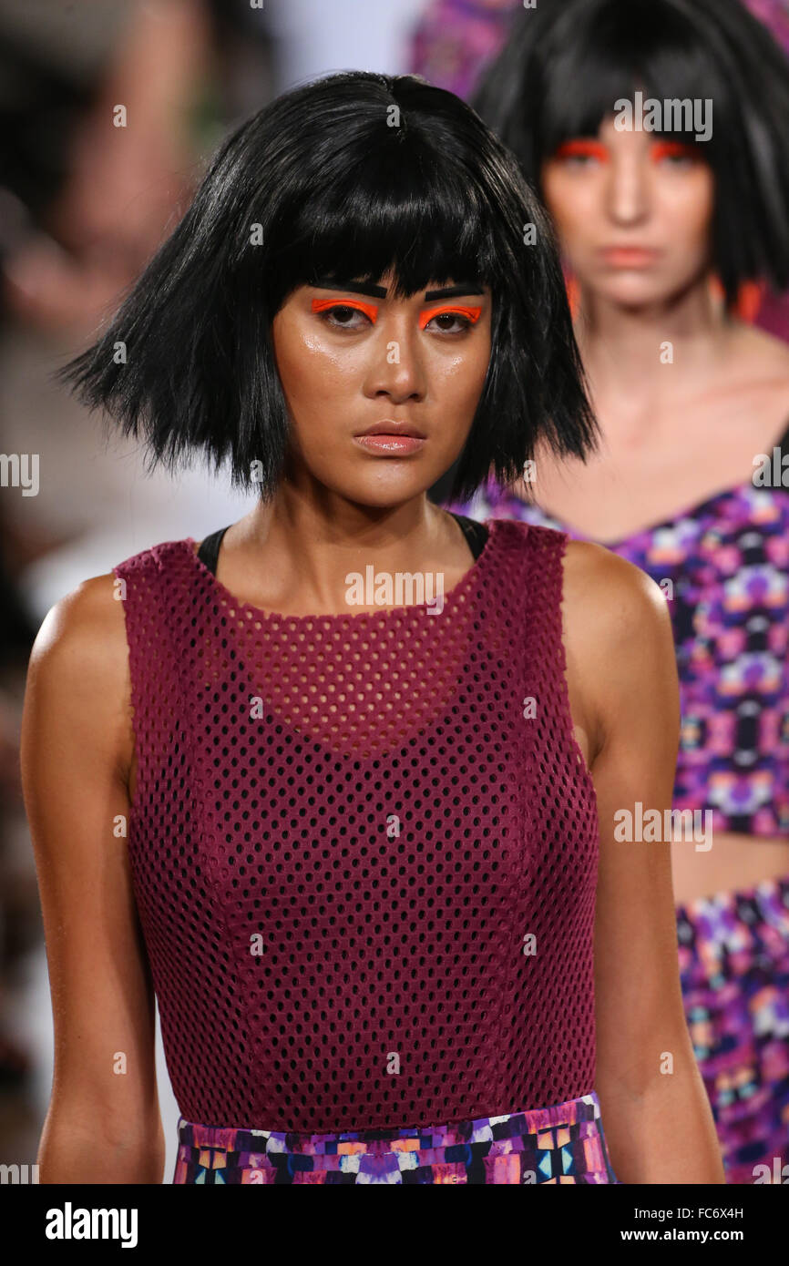 Models walk runway finale Alexandra Frida show at the FTL Moda Spring ...