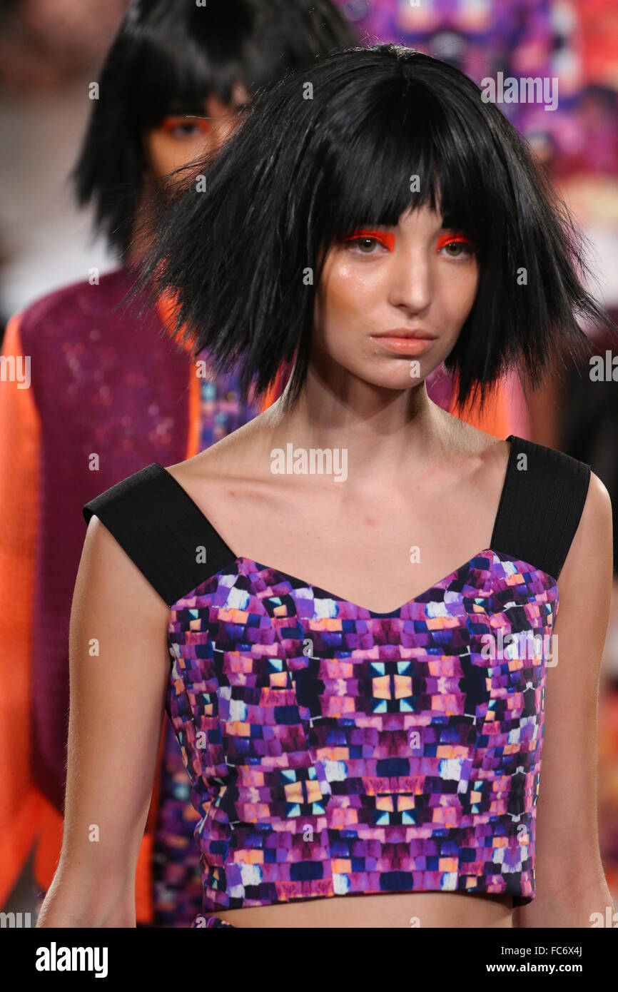 Models walk runway finale Alexandra Frida show at the FTL Moda Spring ...