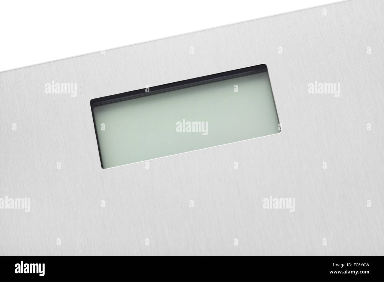 Screen on weight scale Stock Photo - Alamy