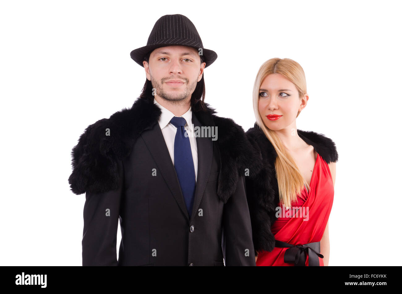 Pair isolated on the white background Stock Photo - Alamy