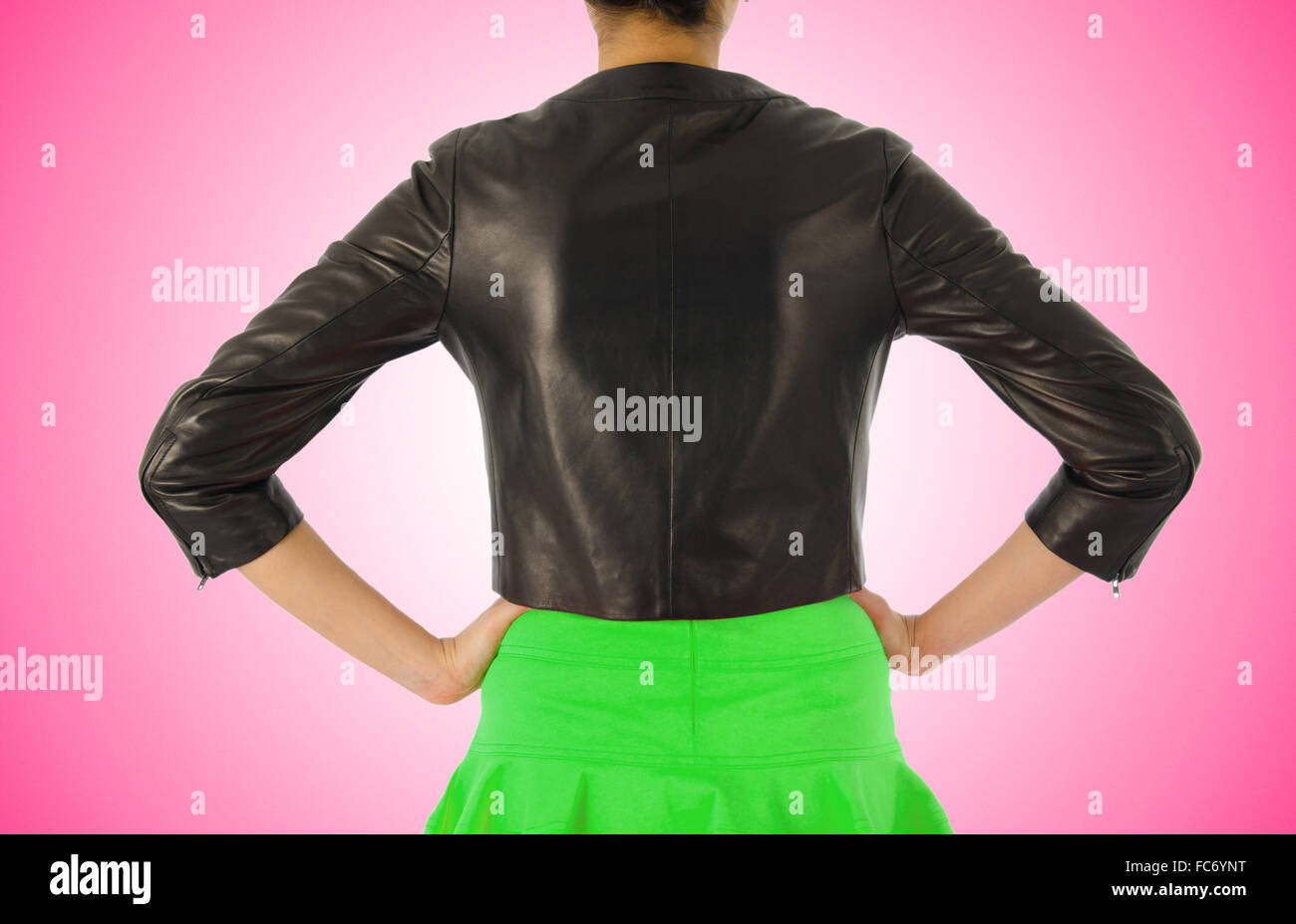 Stylish jacket isolated on model Stock Photo - Alamy