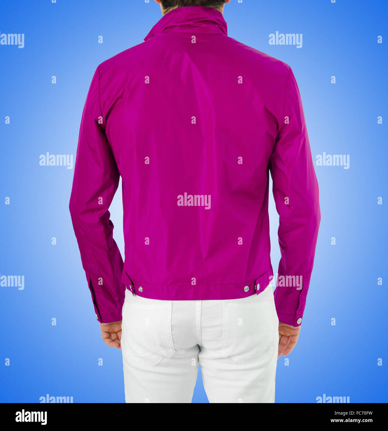 Stylish jacket isolated on model Stock Photo - Alamy