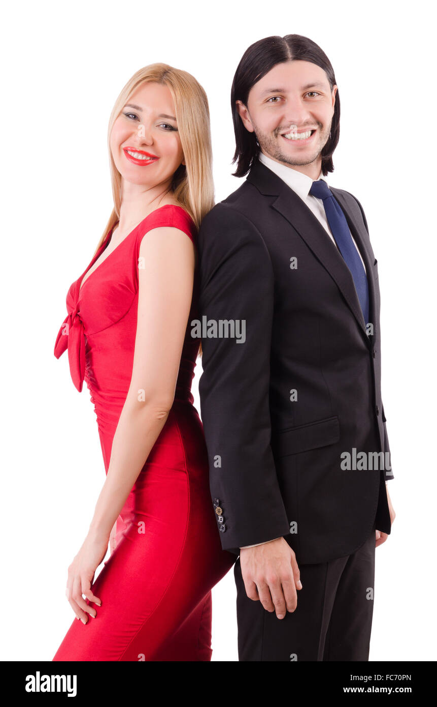Pair isolated on the white background Stock Photo - Alamy