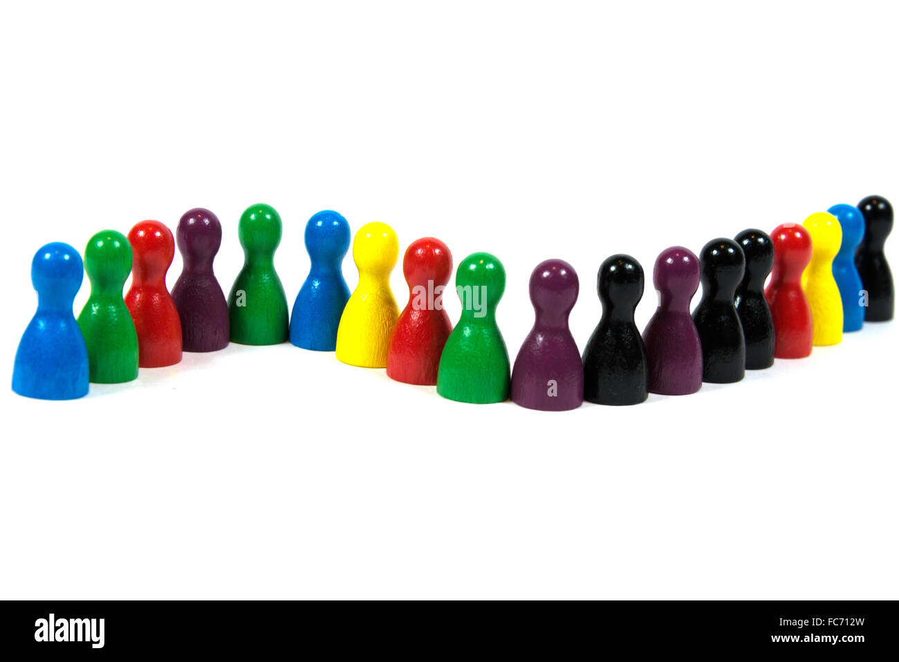 row of pawns Stock Photo - Alamy