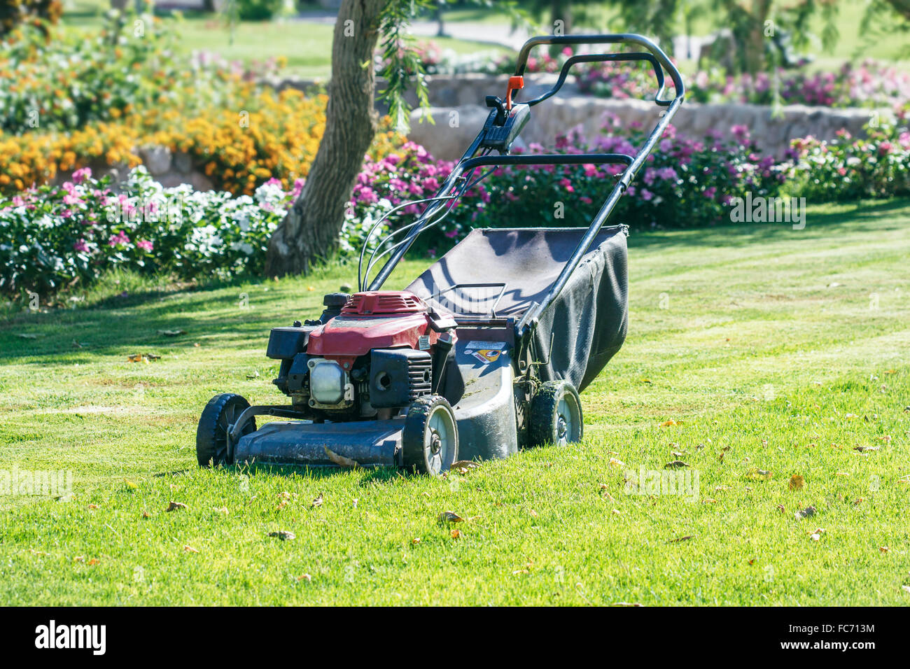 Modern grass cutter hi-res stock photography and images - Alamy