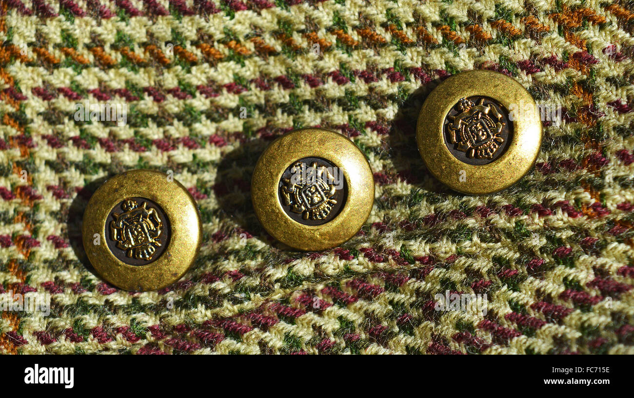 Fabric and buttons Stock Photo - Alamy