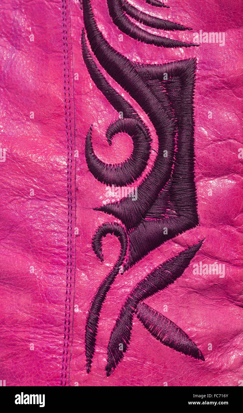 Genuine leather texture violet hi-res stock photography and images - Alamy