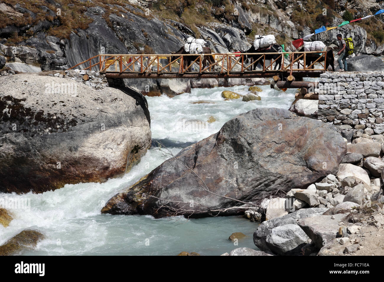 Nepal bridge 2013 hi-res stock photography and images - Alamy