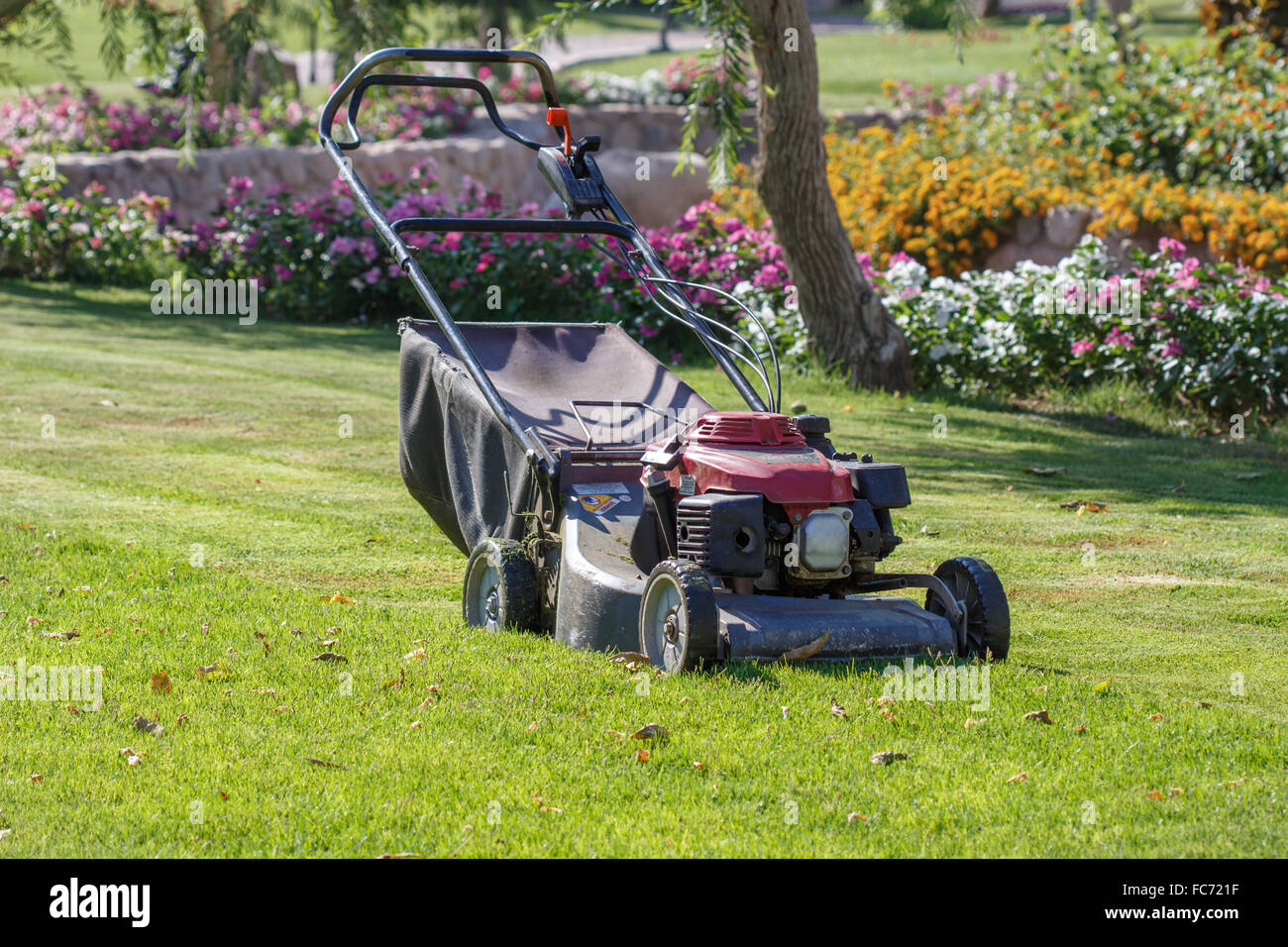 Modern grass cutter hi-res stock photography and images - Alamy
