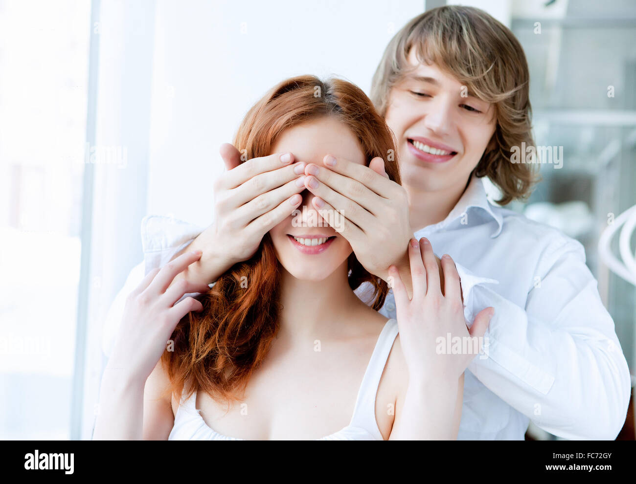 picture of a young couple in love together Stock Photo - Alamy