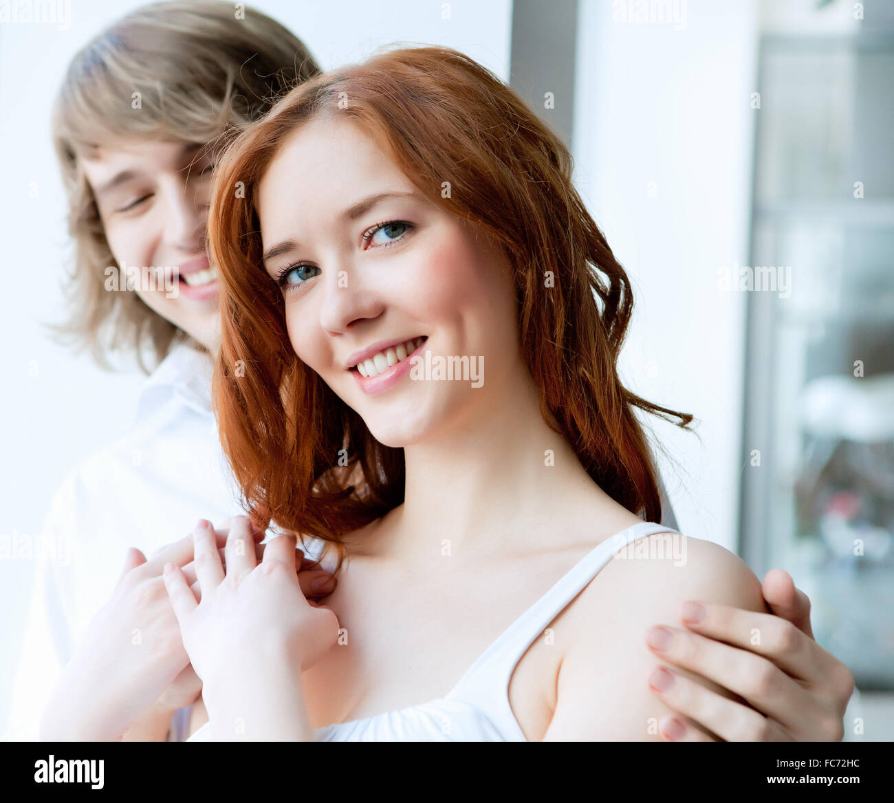 picture of a young couple in love together Stock Photo - Alamy