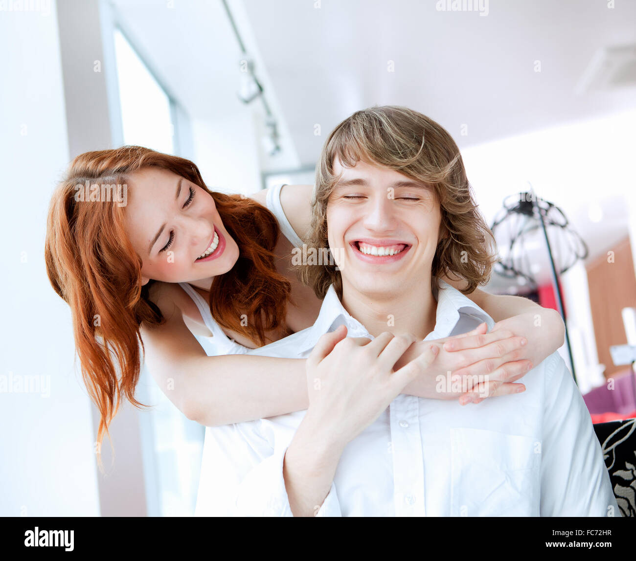 picture of a young couple in love together Stock Photo - Alamy