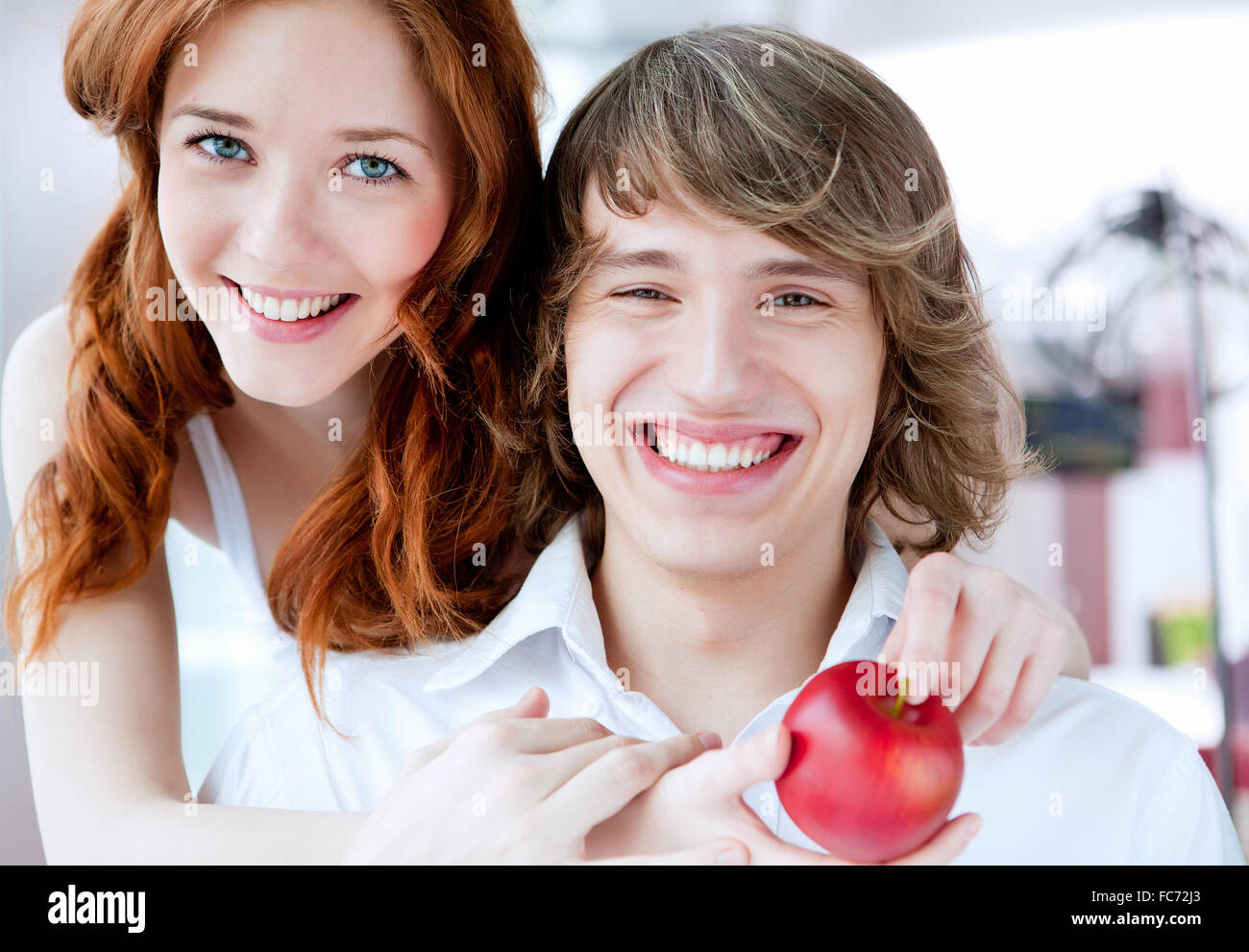 picture of a young couple in love together Stock Photo - Alamy