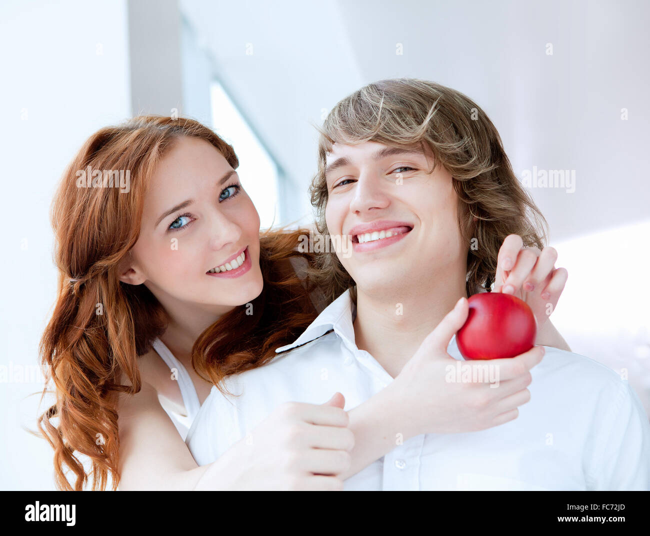picture of a young couple in love together Stock Photo - Alamy