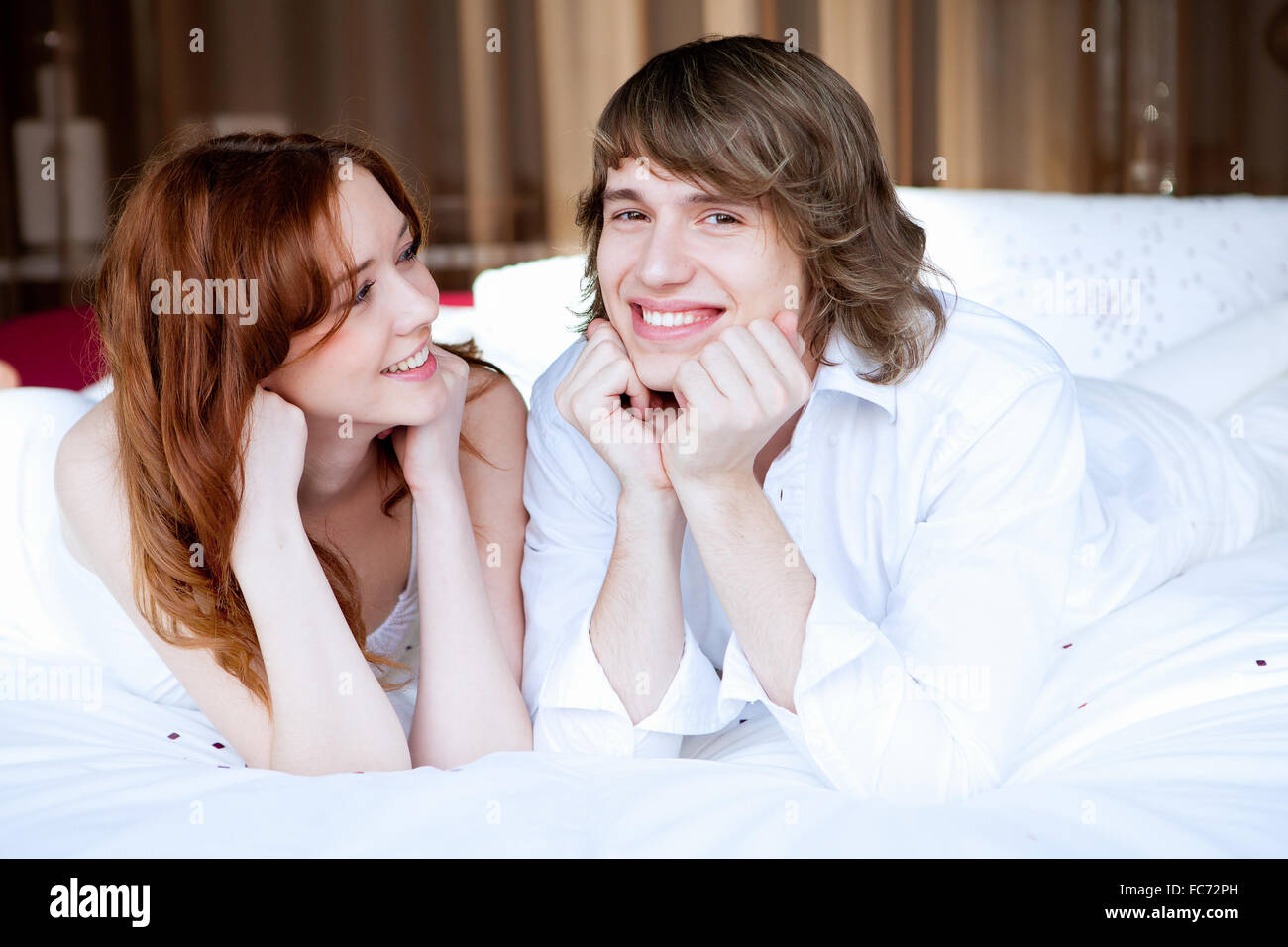 picture of a young couple in love together Stock Photo - Alamy