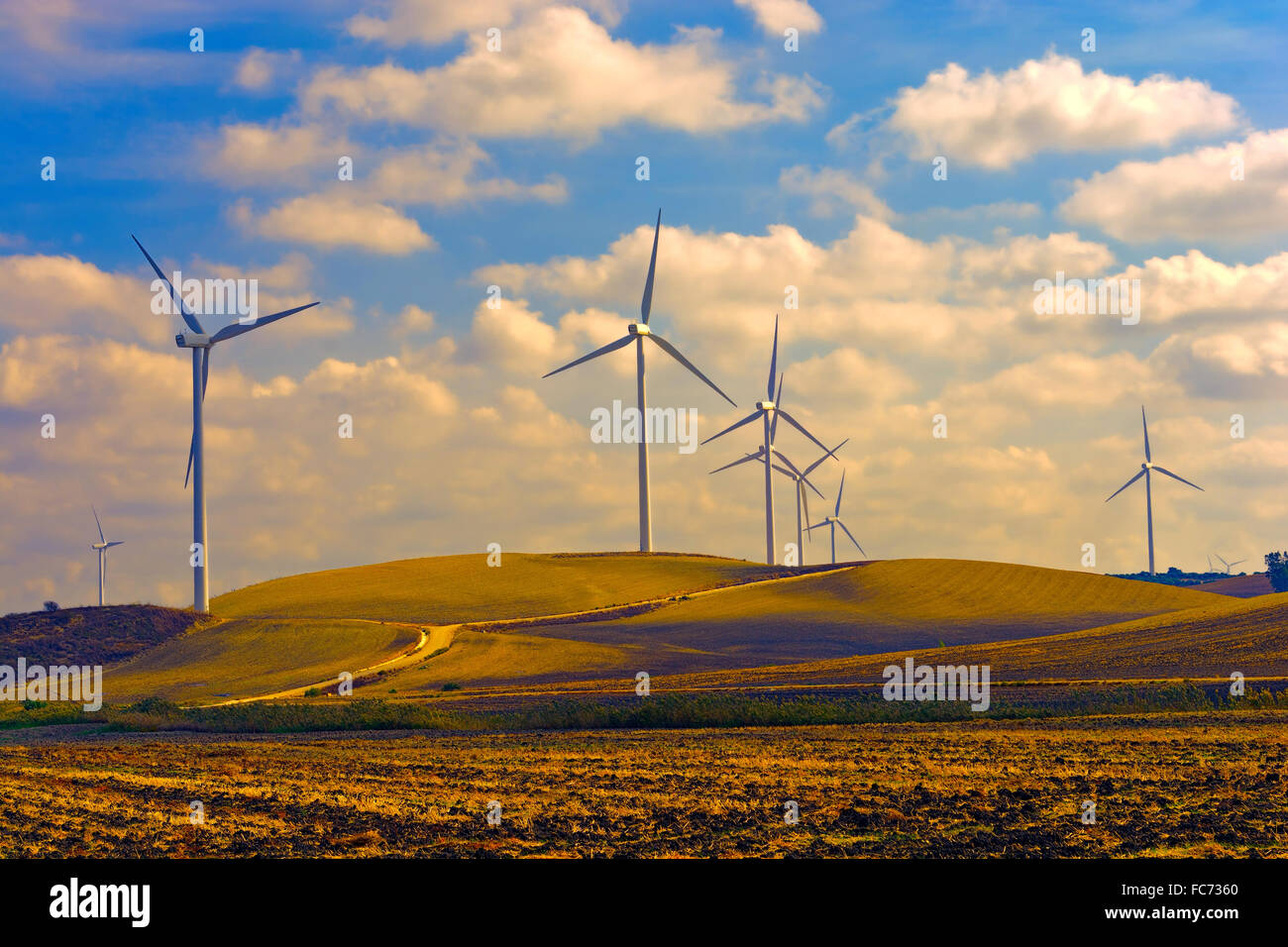 Vintage wind turbines hi-res stock photography and images - Alamy