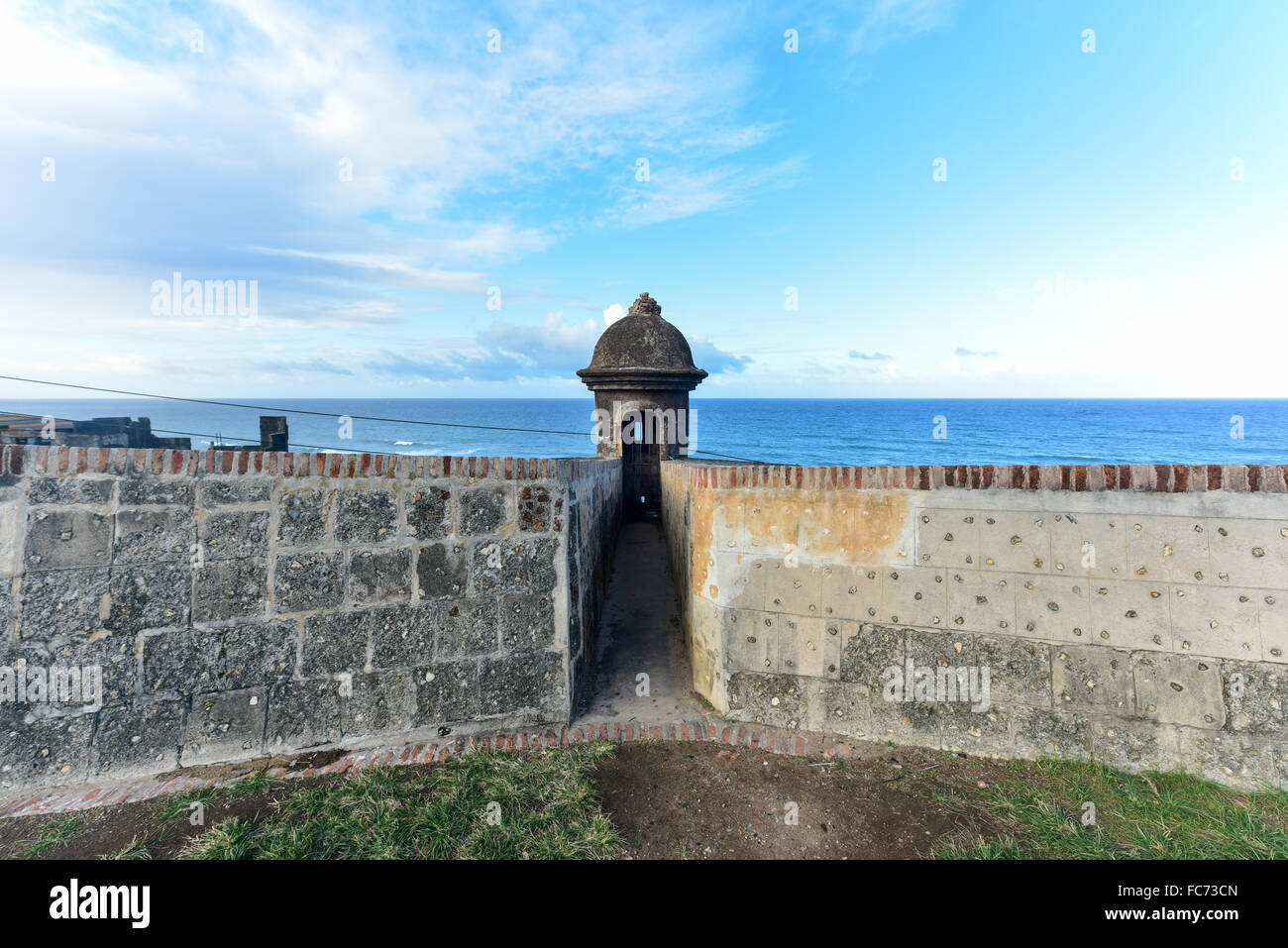 City Walls and lookout of San Juan, Puerto Rico Stock Photo - Alamy