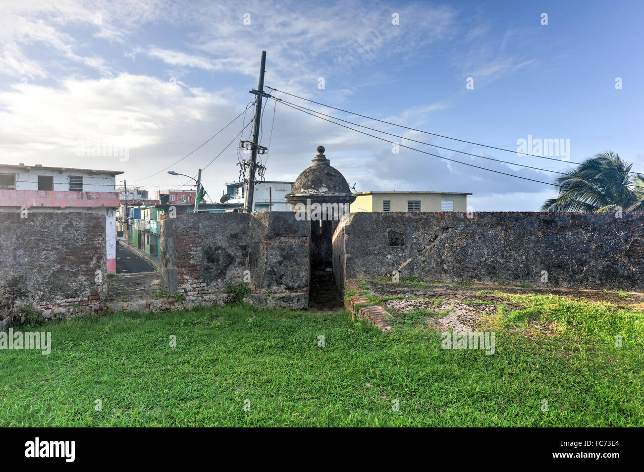 City Walls and lookout of San Juan, Puerto Rico Stock Photo - Alamy