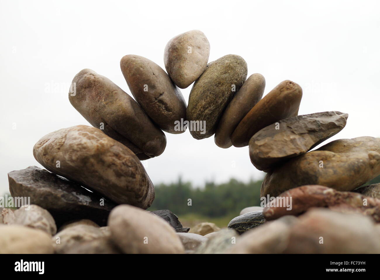 Stack of stones as bridge hi-res stock photography and images - Alamy
