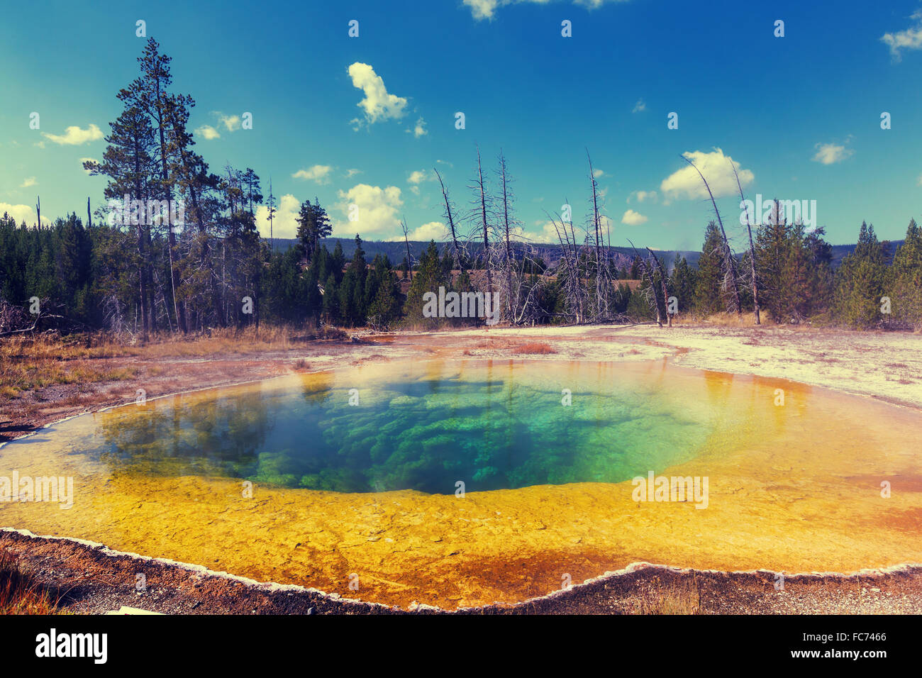 Morning Glory Pool Stock Photo - Alamy