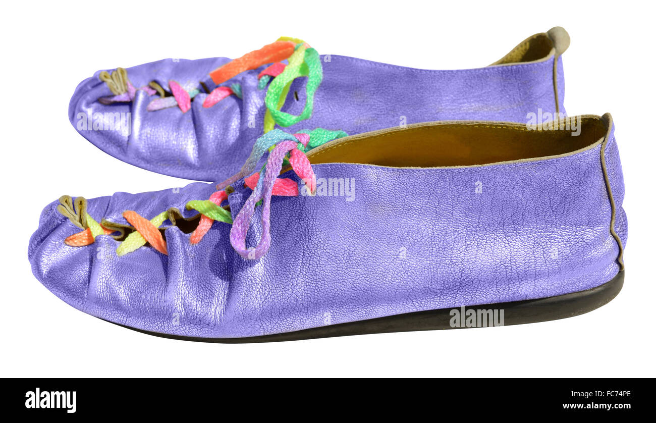 Ladies fun blue shoes Stock Photo - Alamy