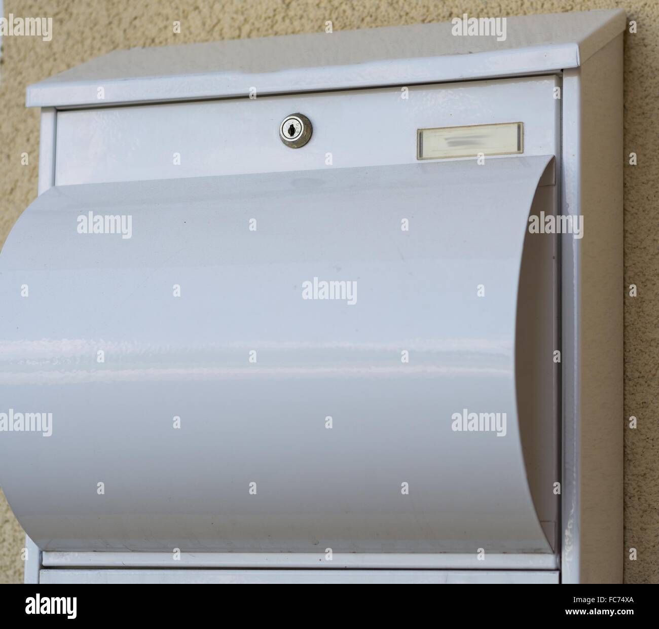 Modern letterbox metal Stock Photo - Alamy