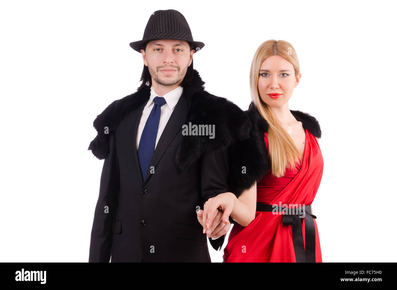 Pair isolated on the white background Stock Photo - Alamy