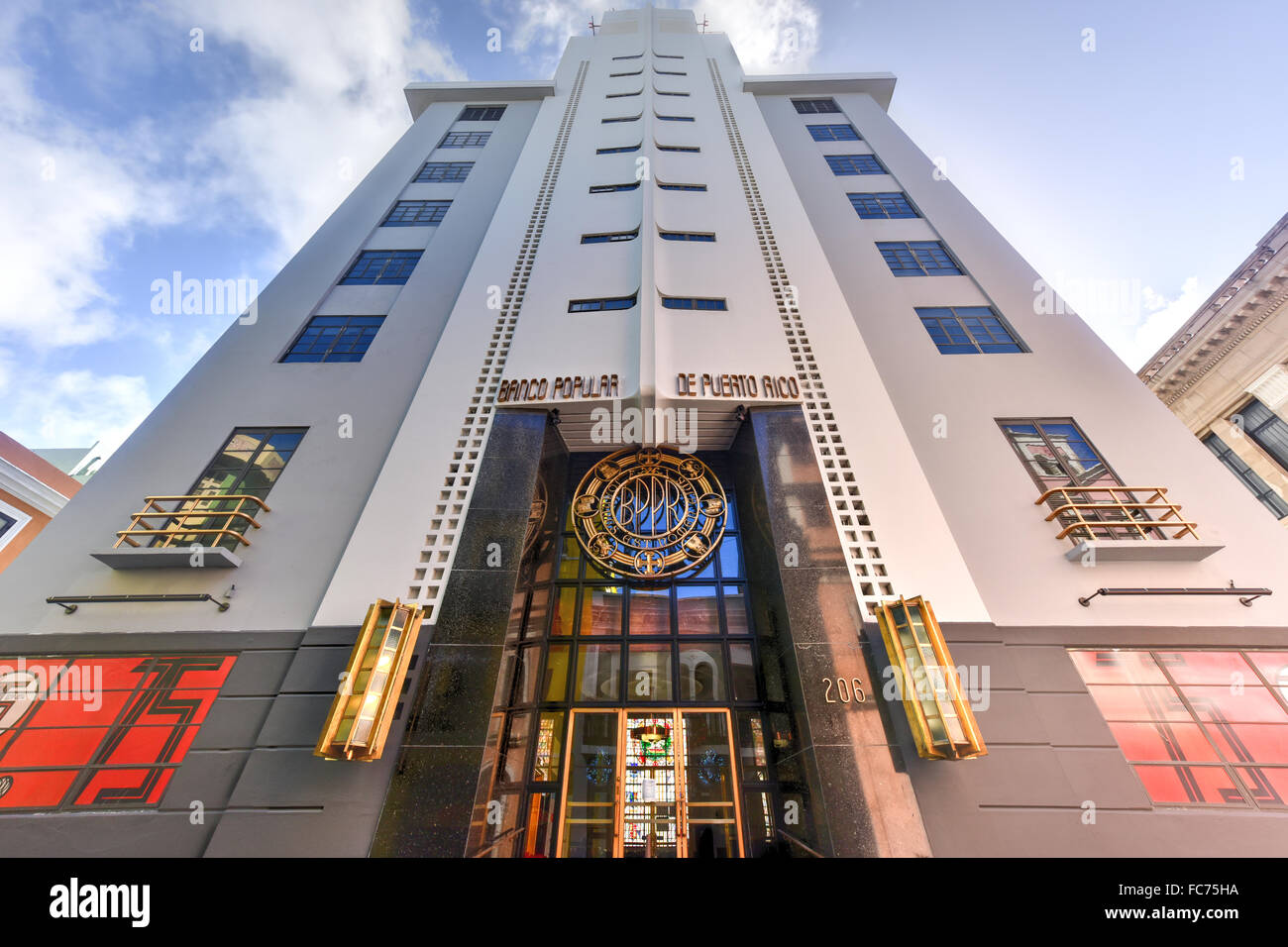 San Juan, Puerto Rico - December 25, 2015: Banco Popular in San Juan ...