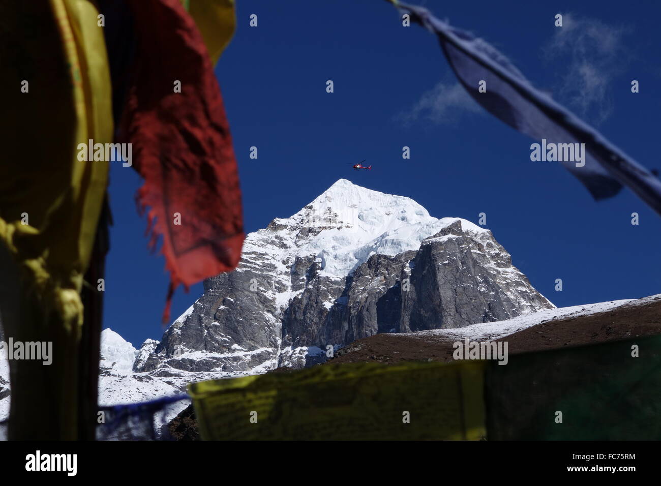 Foot of Mount Everest in Nepal Stock Photo - Alamy