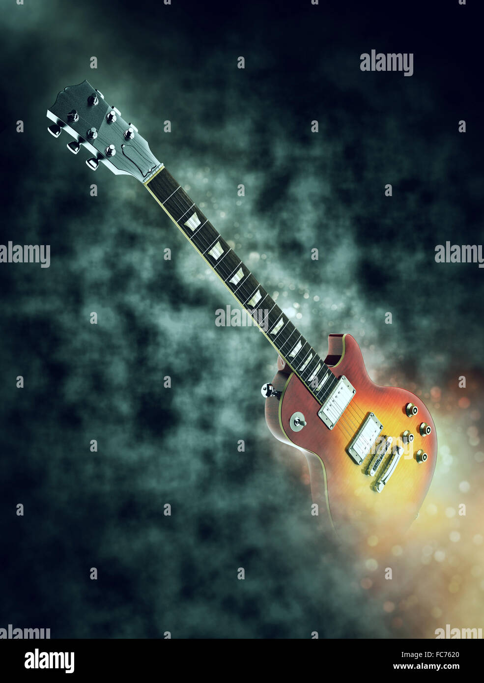 Bass guitar smoke hi-res stock photography and images - Alamy