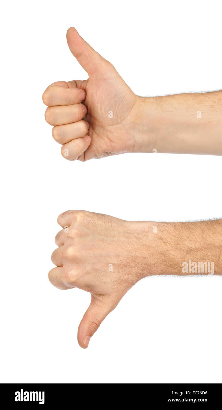 Two gesturing hands Stock Photo - Alamy