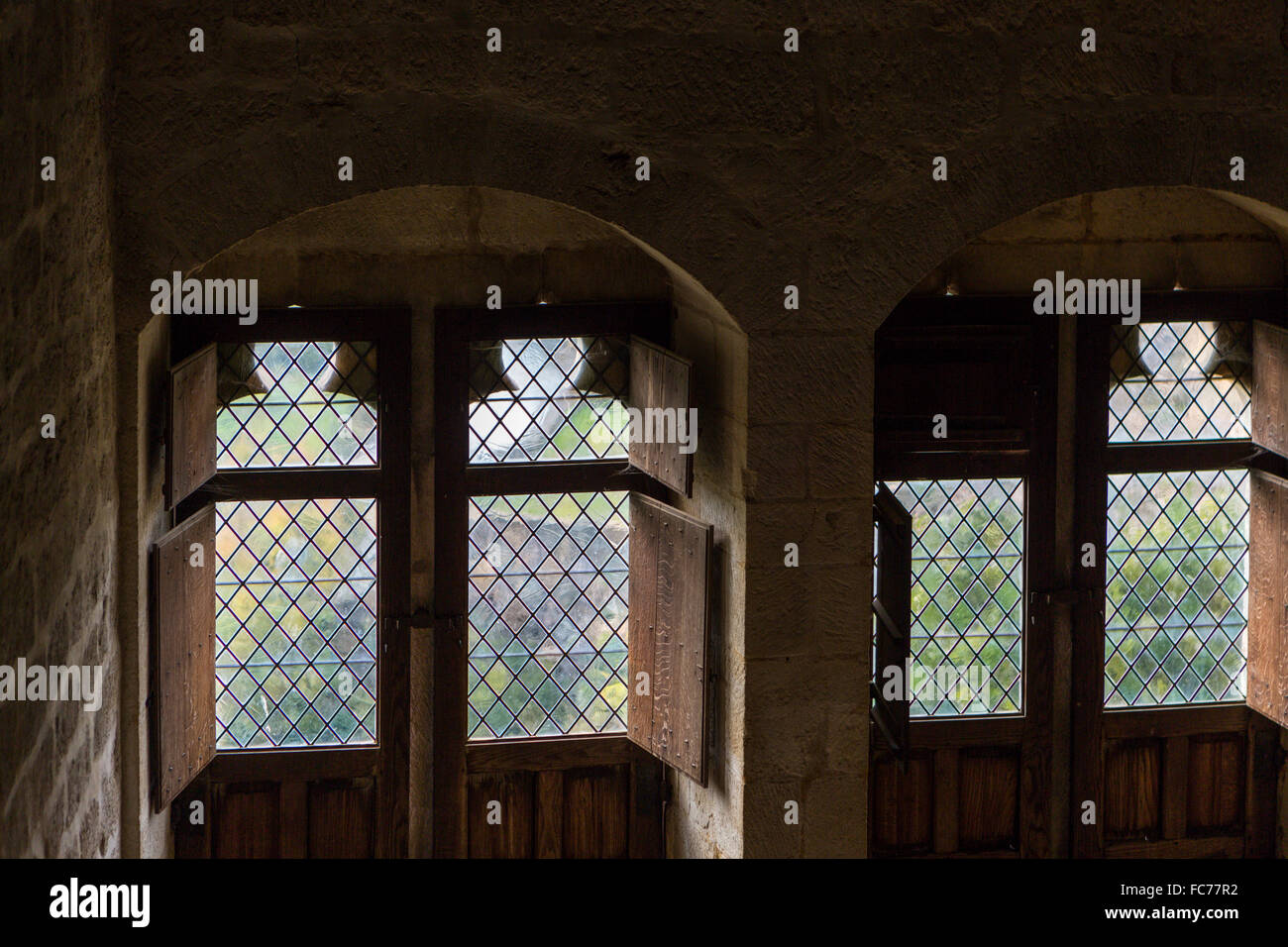 Chateau de Beynac interior, Beynac-et-Cazenac, Dordogne, France Stock ...