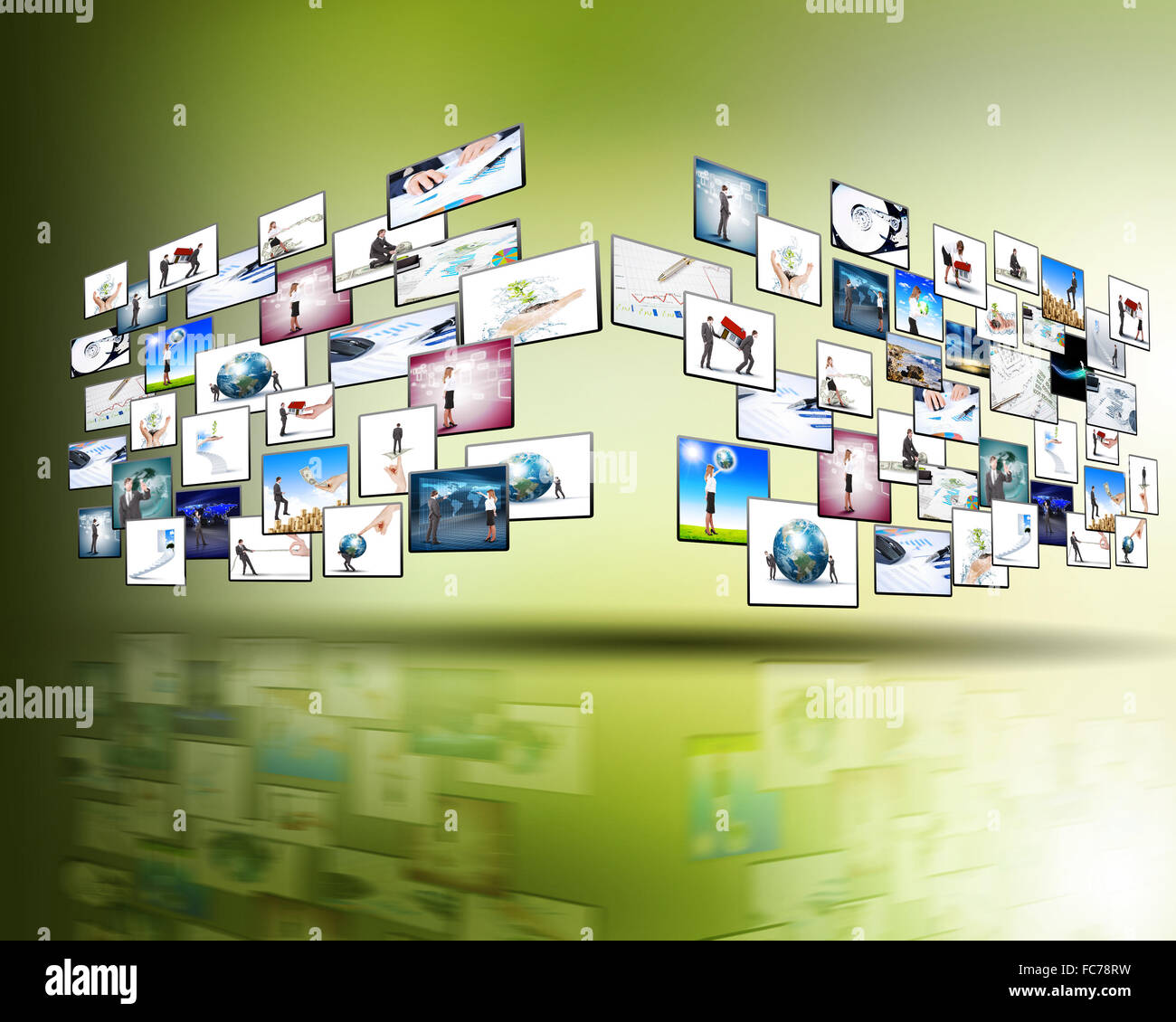 Media stream of high technology and modern television Stock Photo - Alamy