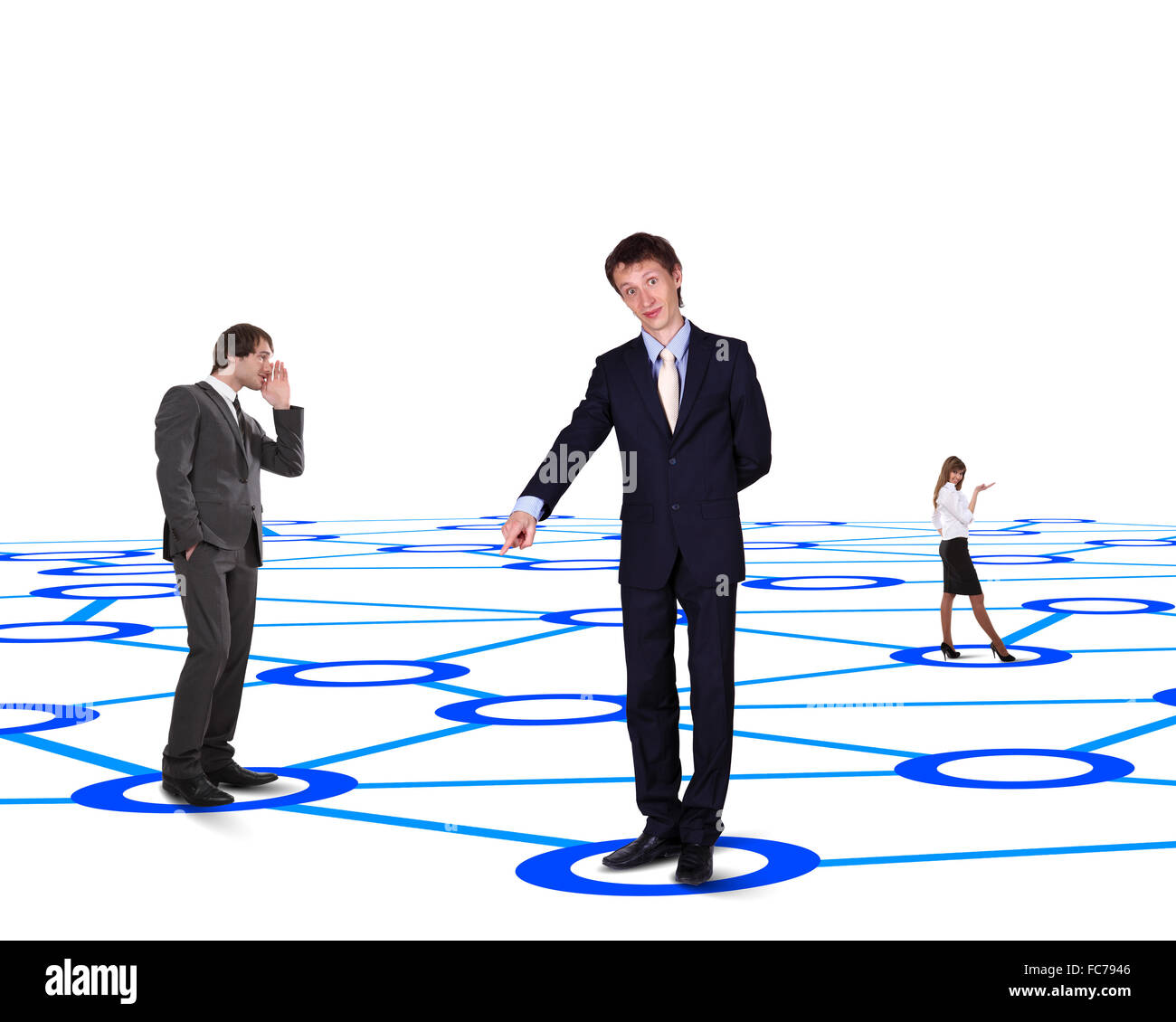 People connected in circle hi-res stock photography and images - Alamy
