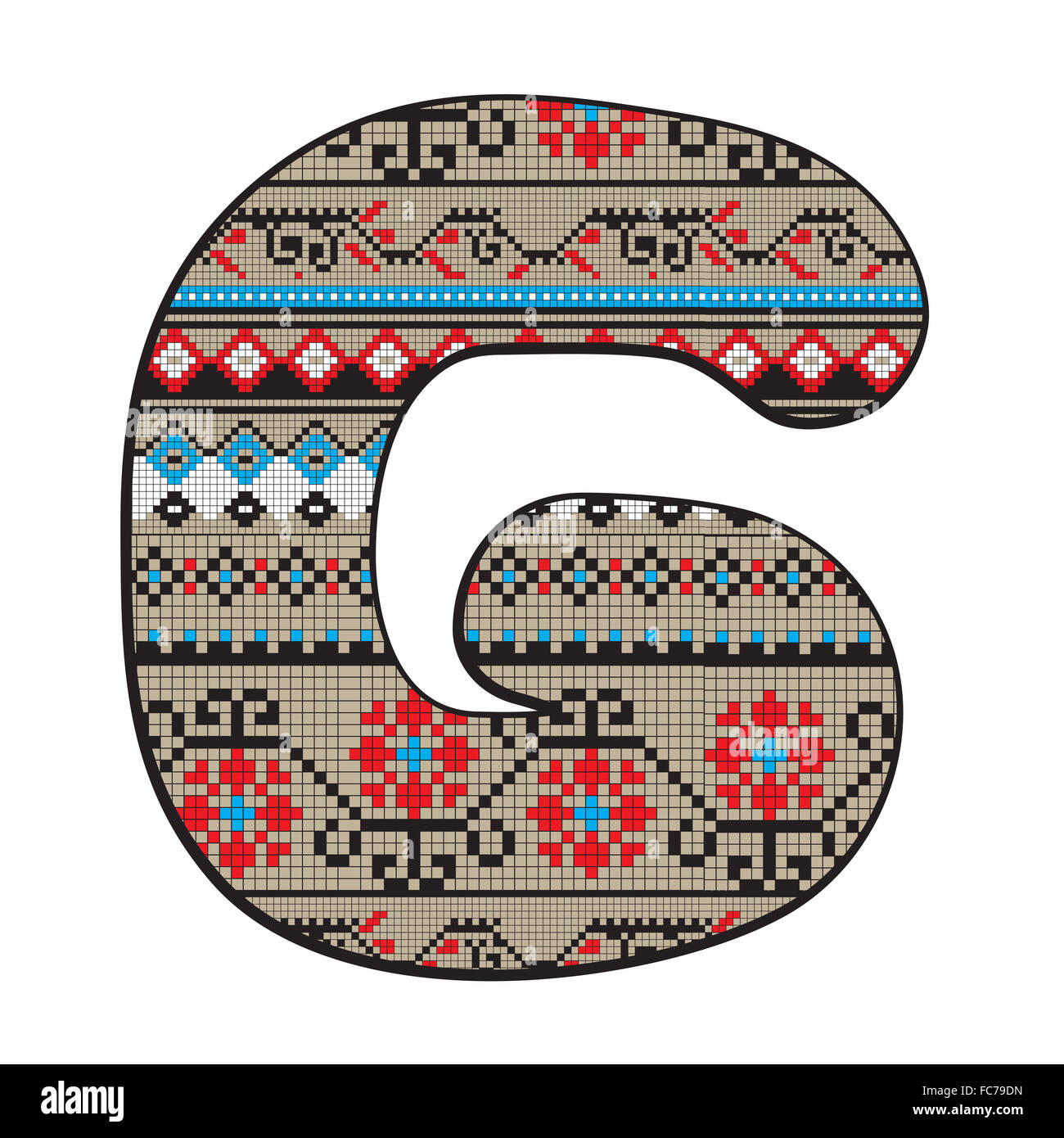 G letter decorated Stock Photo - Alamy