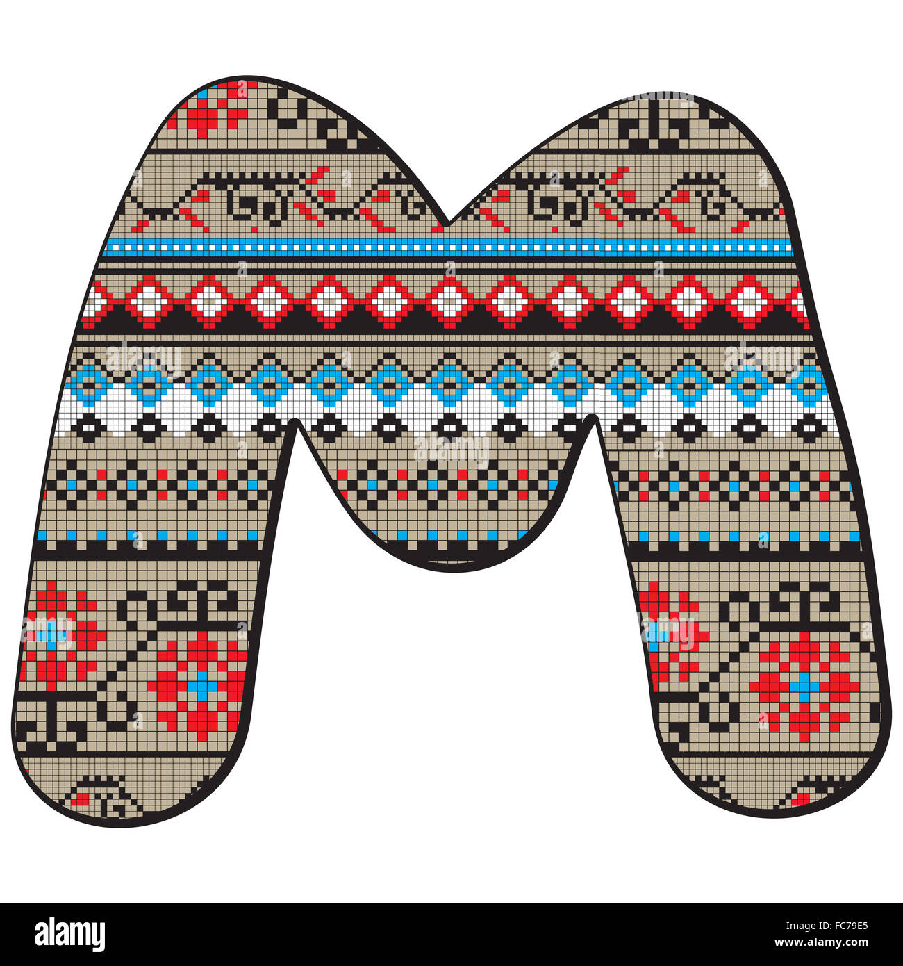 Decorated letter m hi-res stock photography and images - Alamy