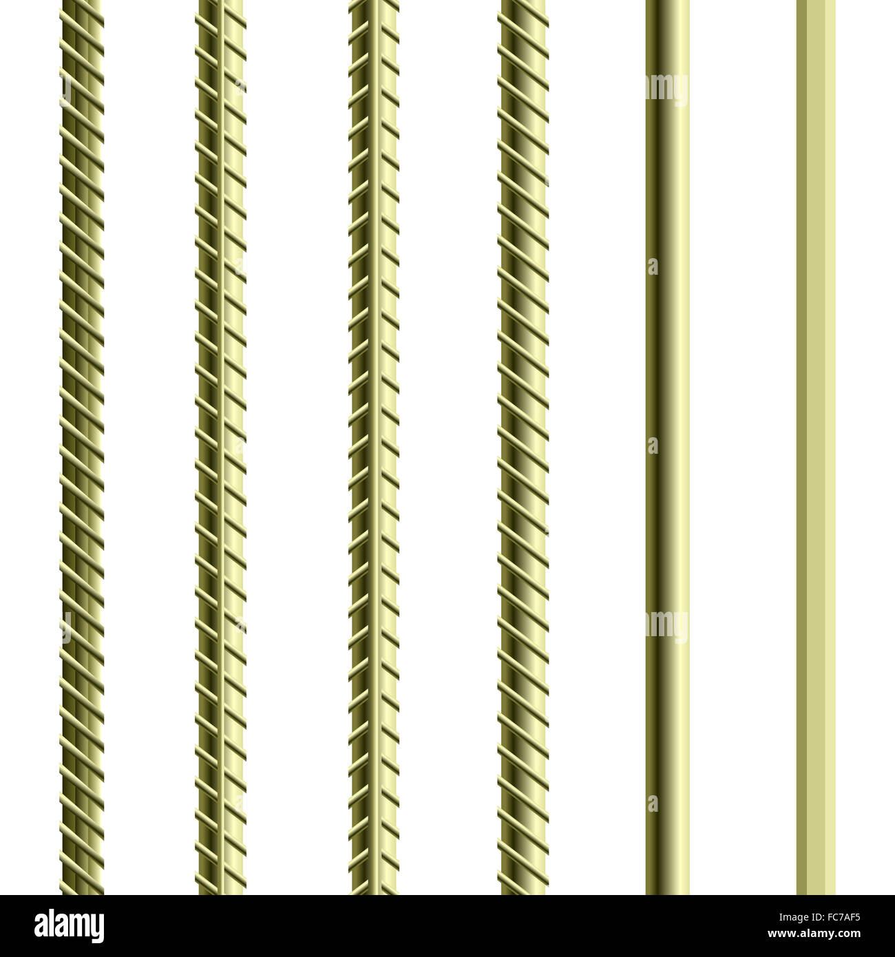 Steel bar reinforcement rebar Cut Out Stock Images & Pictures - Alamy