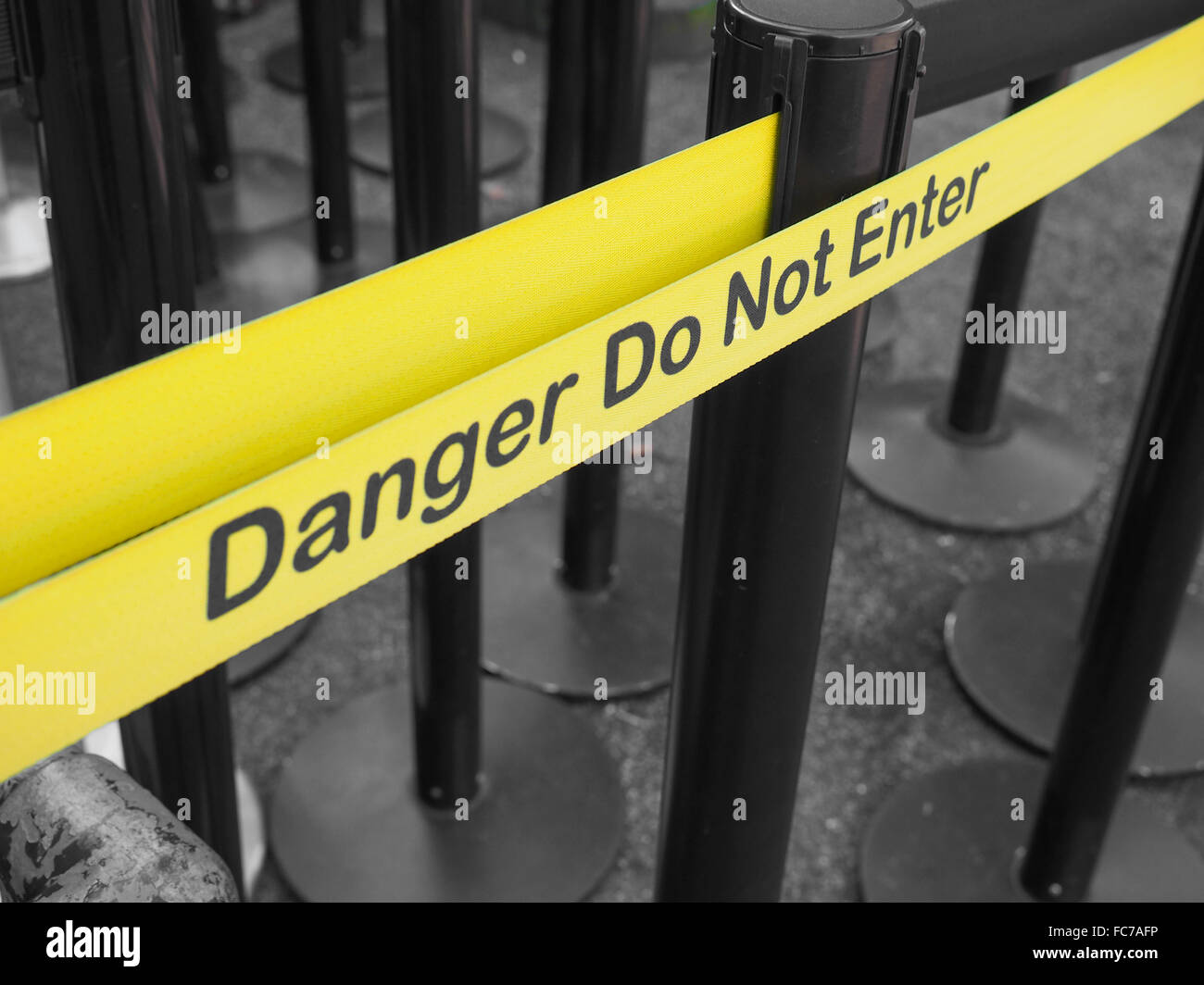 Danger do not enter sign Stock Photo - Alamy