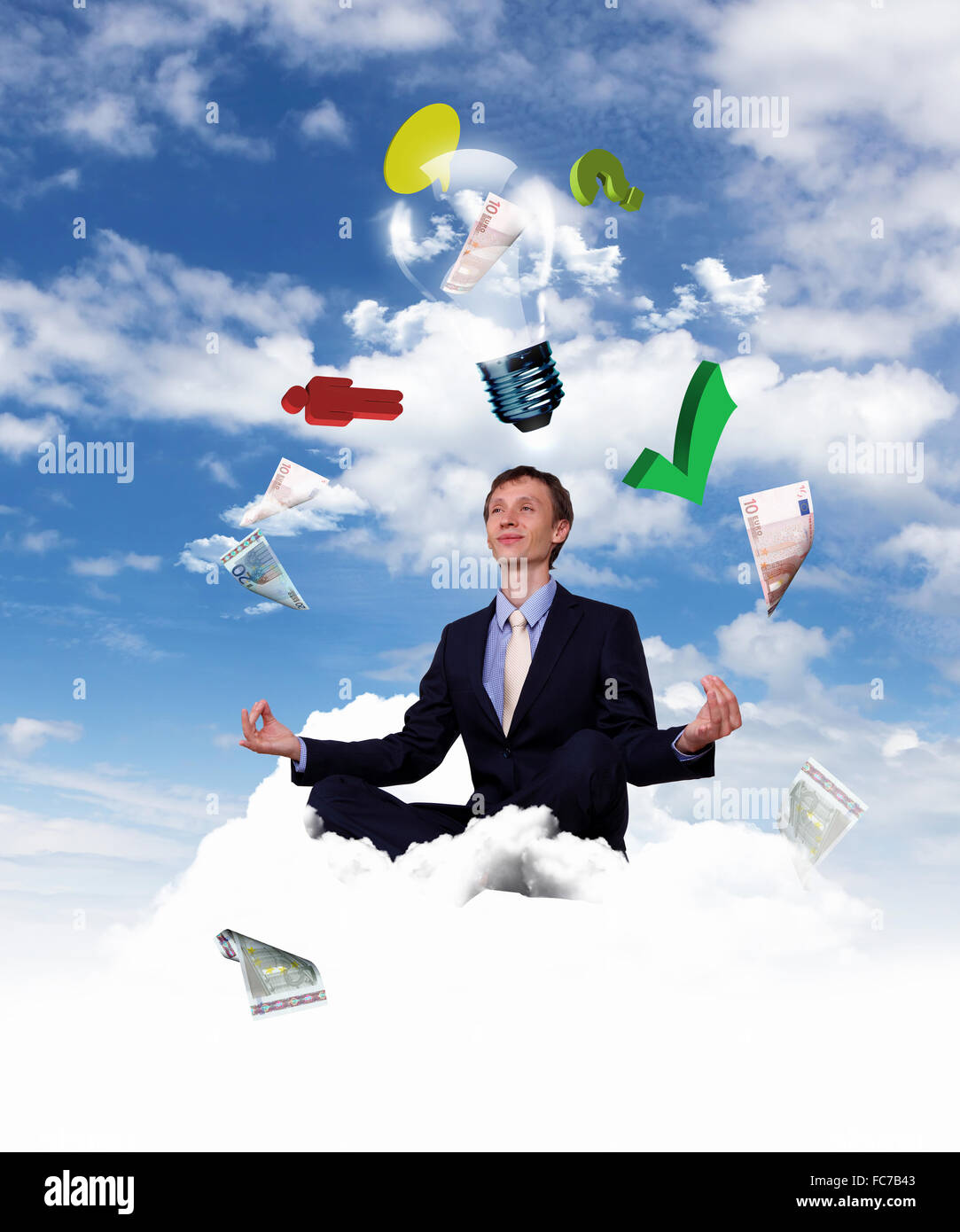 Image of young creative and innovative bussiness man Stock Photo - Alamy