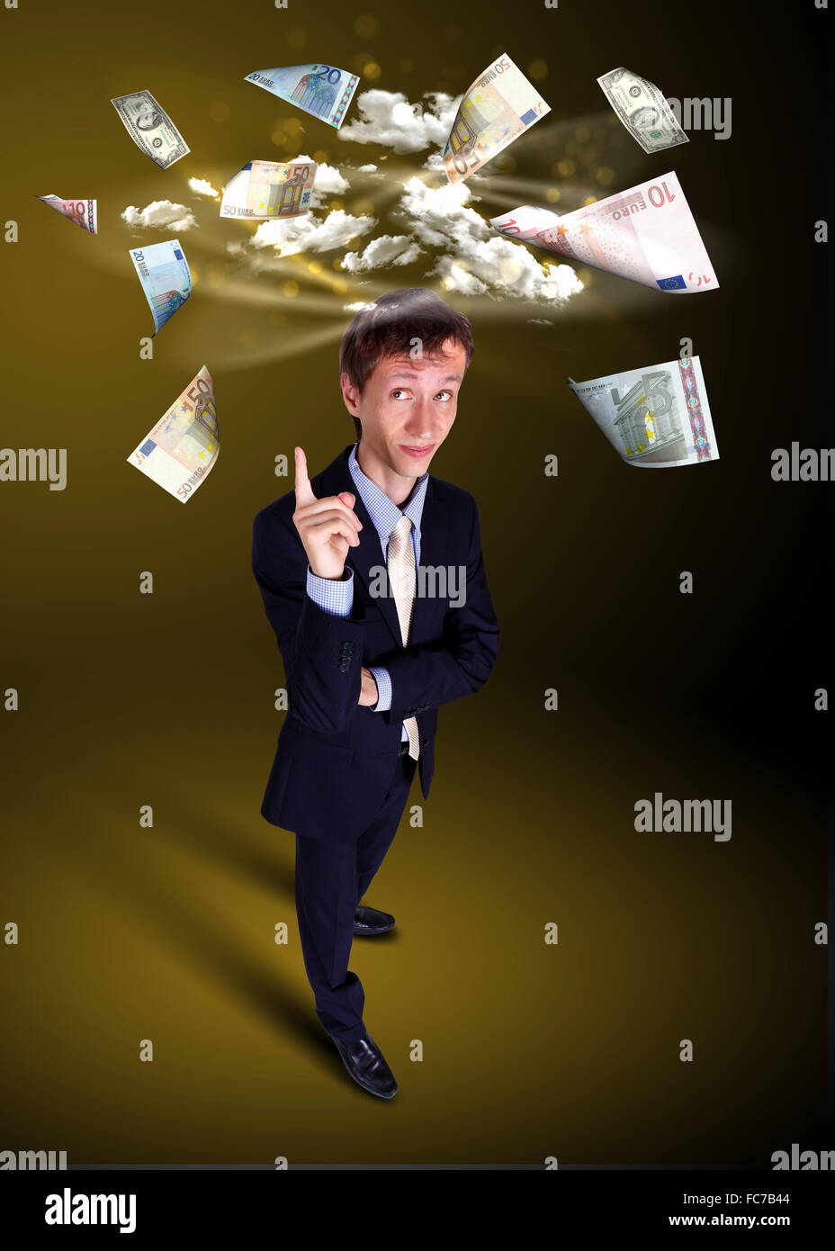 Image of young creative and innovative bussiness man Stock Photo - Alamy