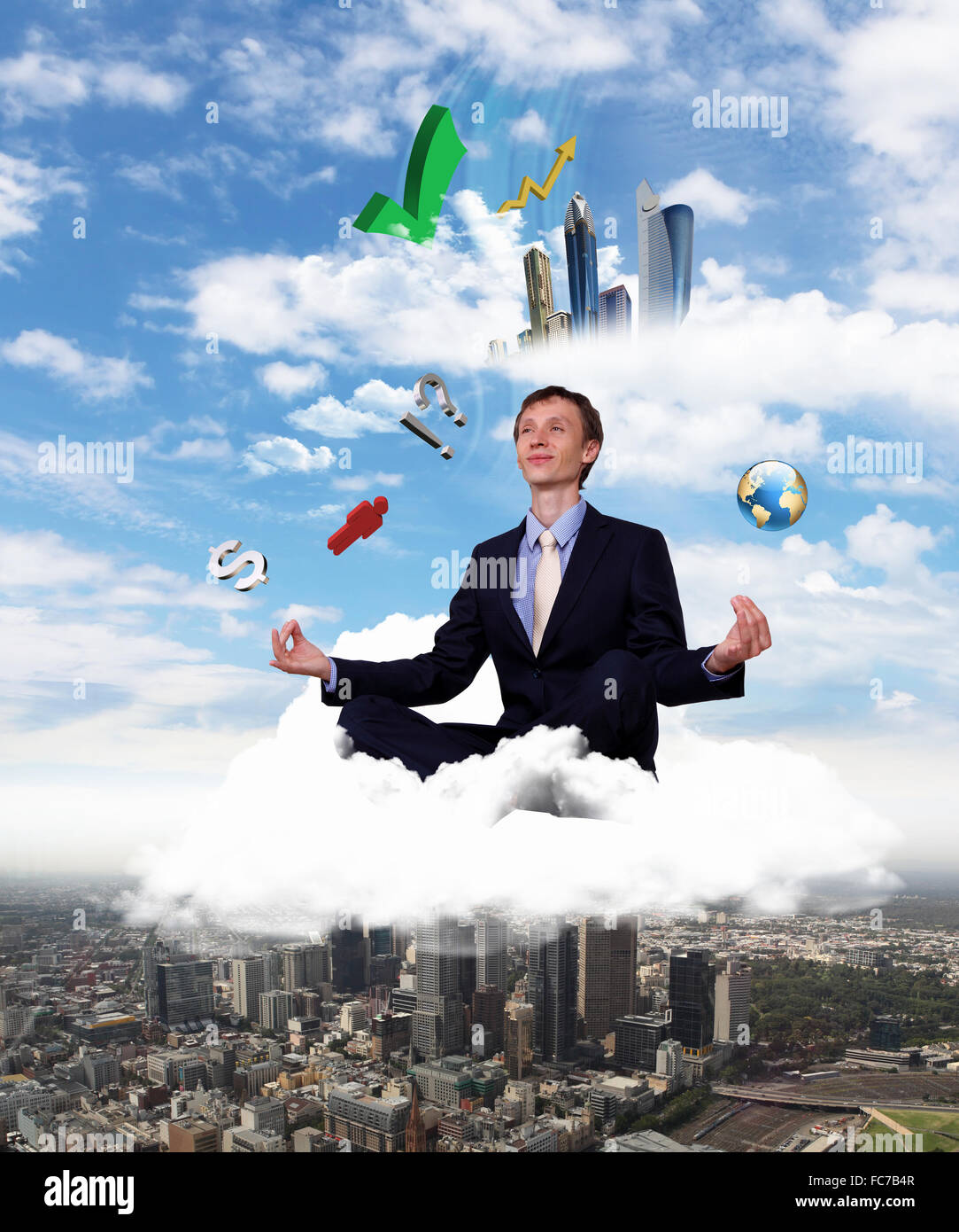 Image of young creative and innovative bussiness man Stock Photo - Alamy